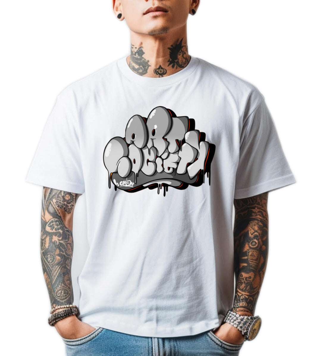 Art Society SIMON DEE V2 TEE SHIRT WHITE – artsocietyclothing